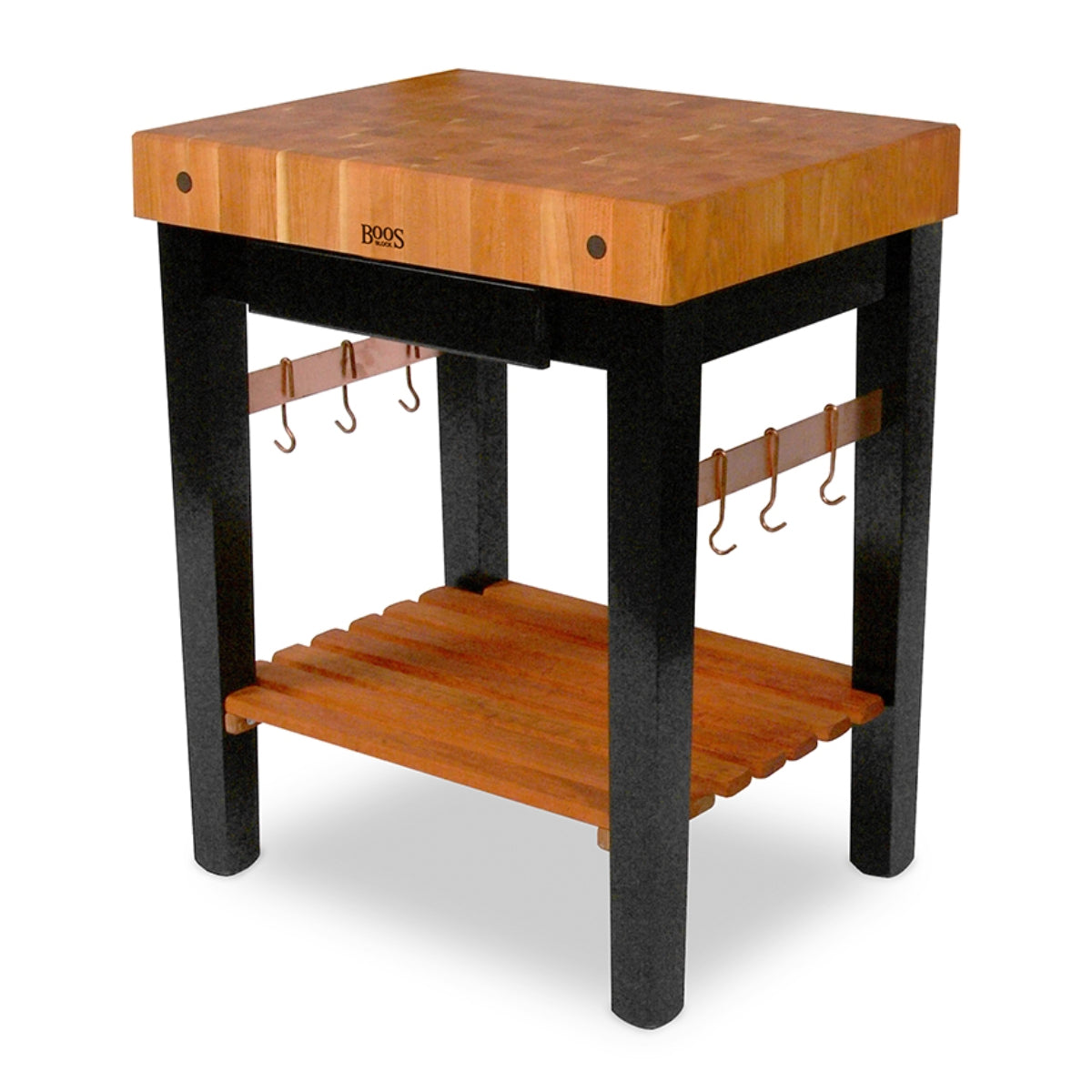 John Boos Pro Prep Bloc – 4" Cherry End-Grain Butcher Block Island ...